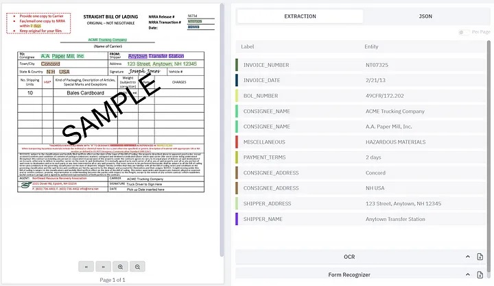 Document Processing for Logistics sector - Kudra